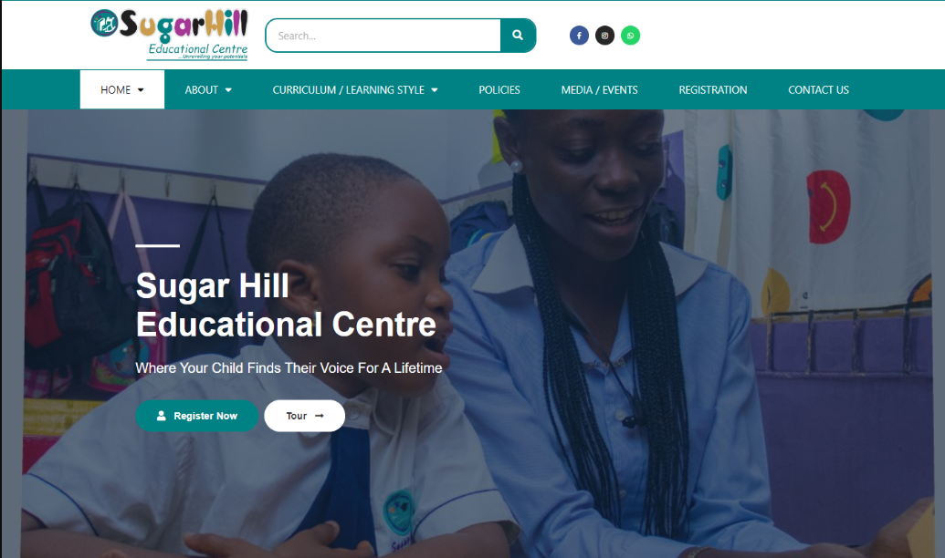 Educational Centre & School Website Design - Kashif Mahmood - KM